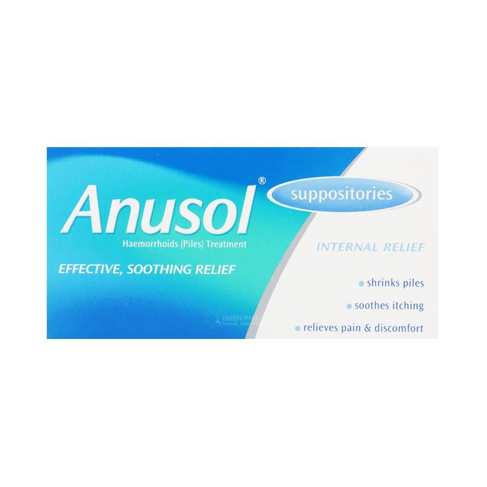 Anusol Suppositories | Inish Pharmacy | Ireland