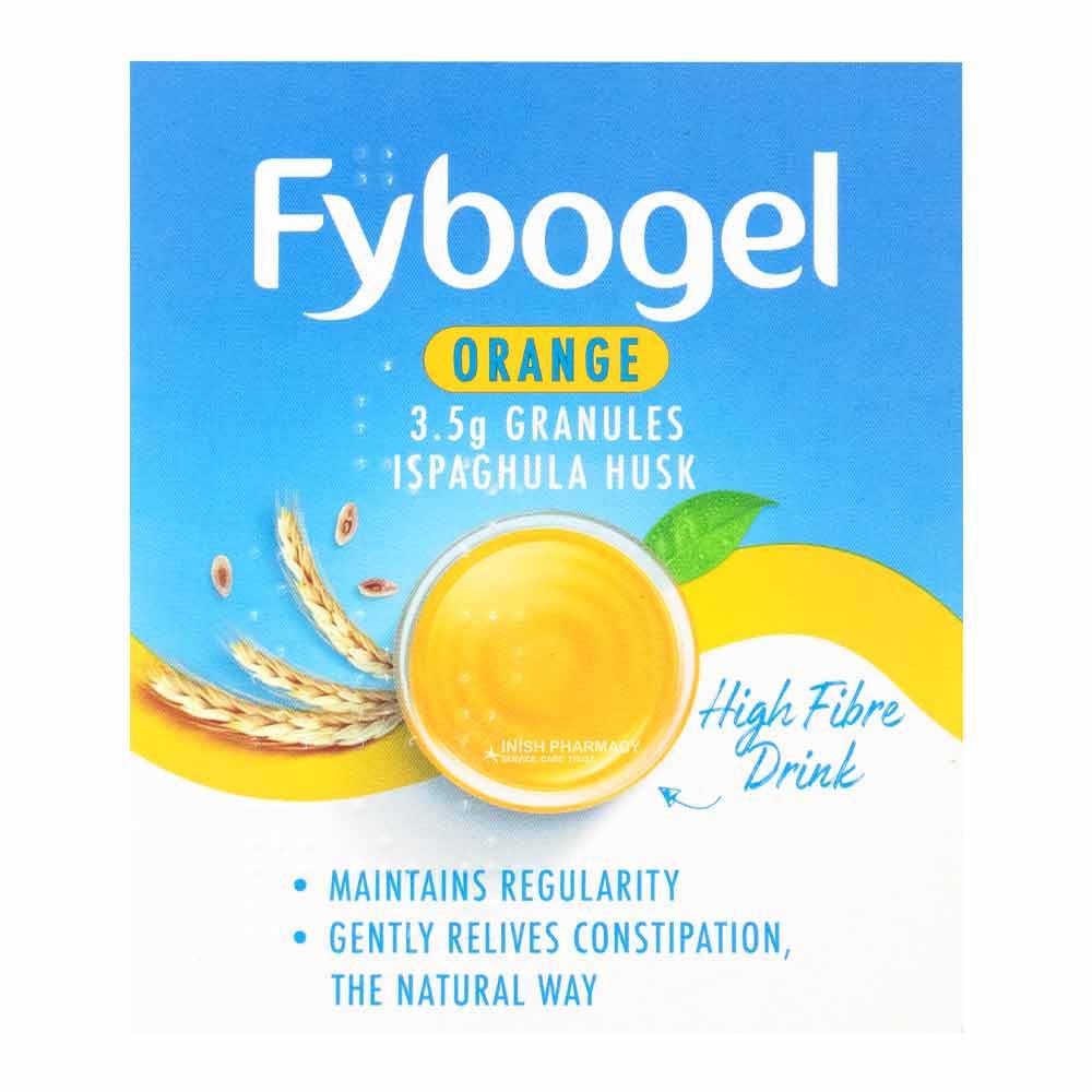 Fybogel Orange Sachets | Inish Pharmacy | Ireland