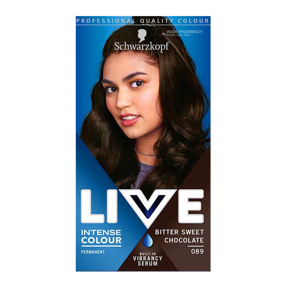 Schwarzkopf Live Intense Colour Permanent Hair Colourant | Inish ...