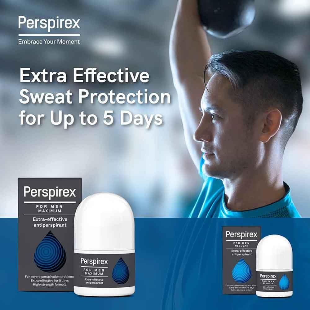 Perspirex For Men Maximum Antiperspirant Roll-On 20ml | Inish Pharmacy ...