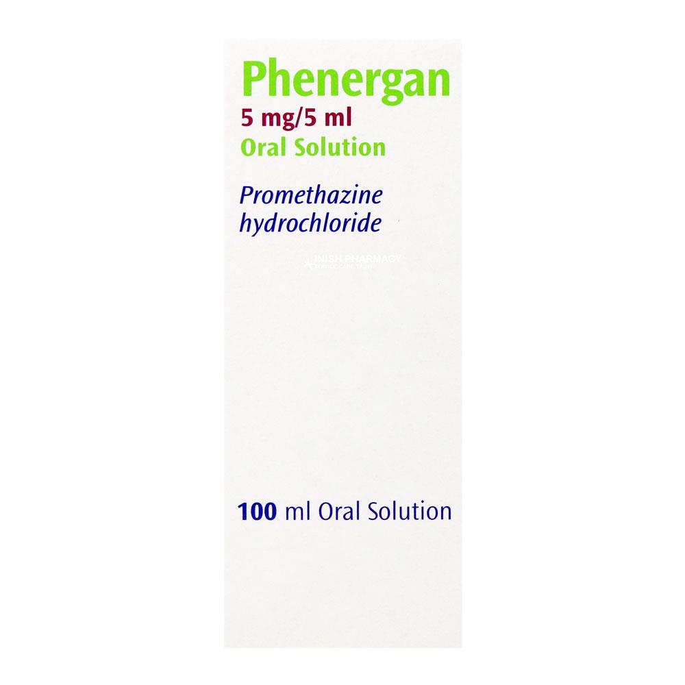 Phenergan Promethazine Oral Solution 5mg/5ml 100ml | Inish Pharmacy ...
