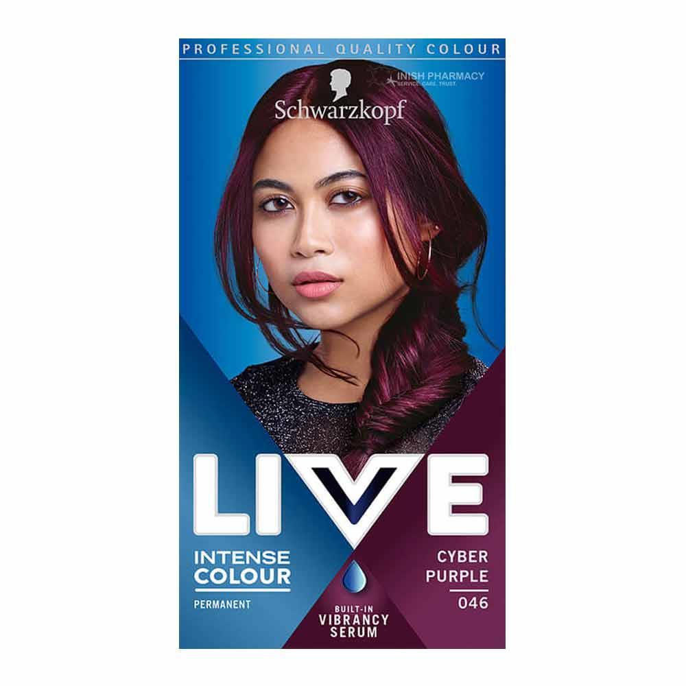 Schwarzkopf Live Intense Colour Permanent Hair Colourant | Inish ...