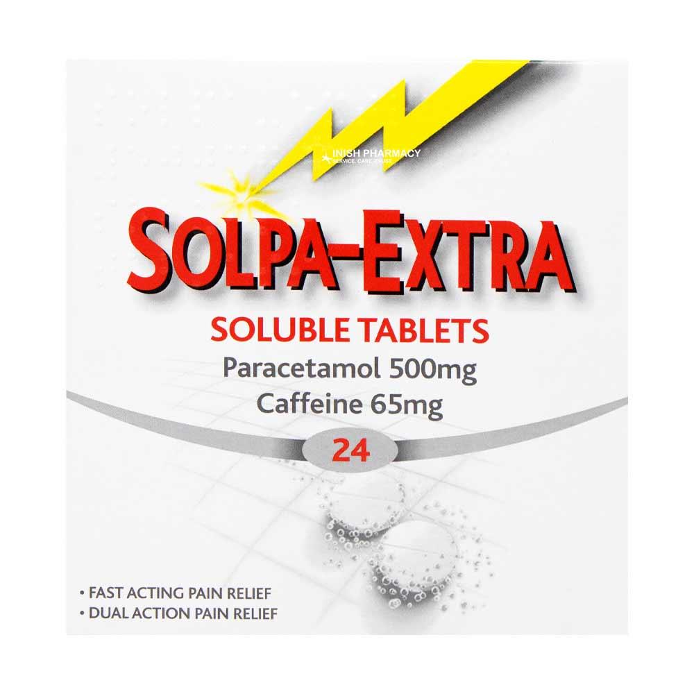 Solpa-Extra Soluble 500/65mg Tablets 24 Pack | Inish Pharmacy | Ireland