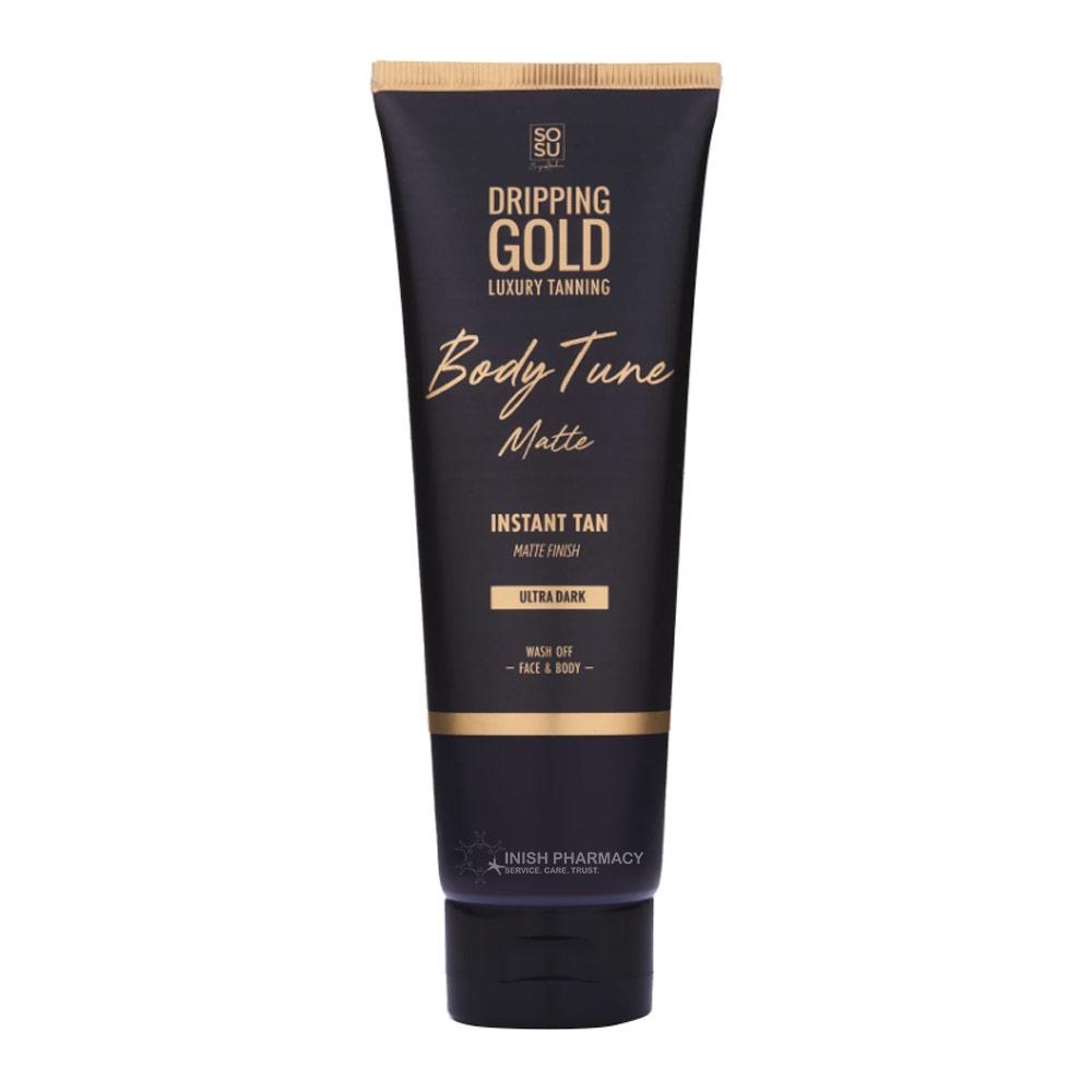 SOSU Dripping Gold Body Tune Instant Tan Matte Ultra Dark 125ml | Inish ...