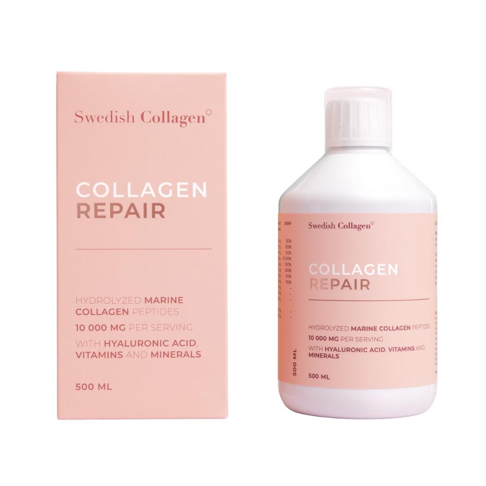 Swedish Collagen Repair 10000mg Hydrolyzed Marine Collagen Peptides ...