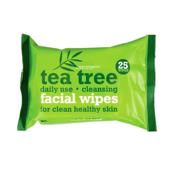 Tea Tree Cleansing Wipes 25x2 Pack | Inish Pharmacy | Ireland