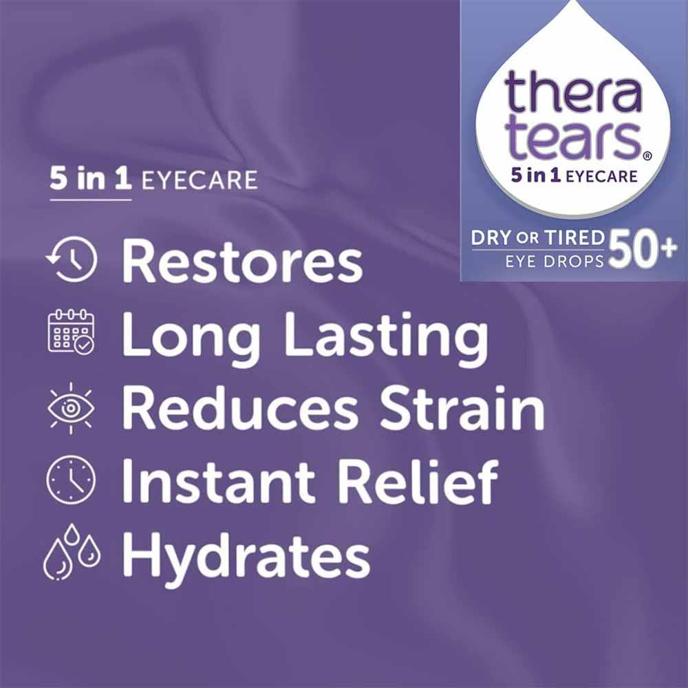 Thera Tears Dry or Tired Eye Drops 50+ 10ml | Inish Pharmacy | Ireland
