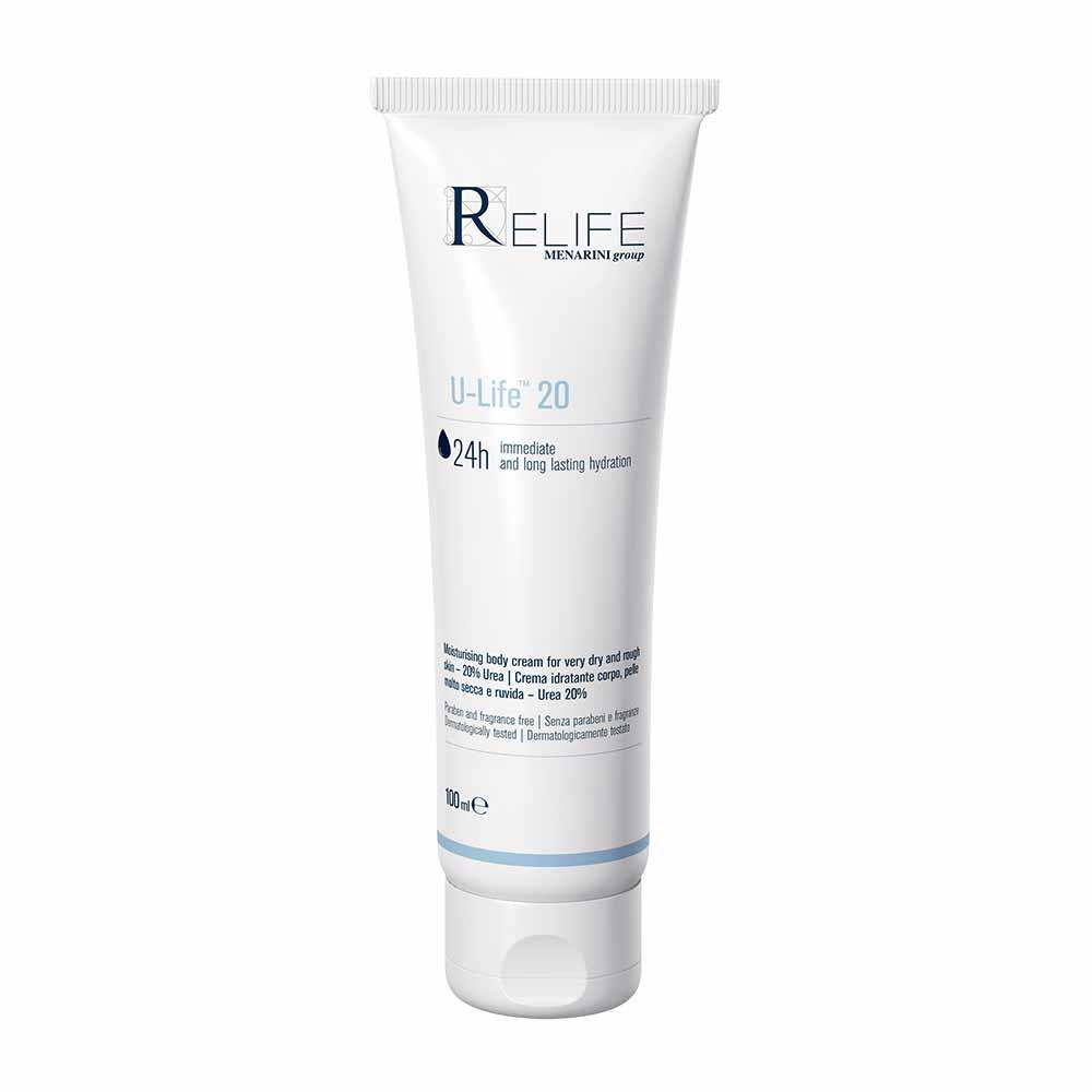 Relife U-Life 20 Moisturising Body Cream 100ml | Inish Pharmacy | Ireland