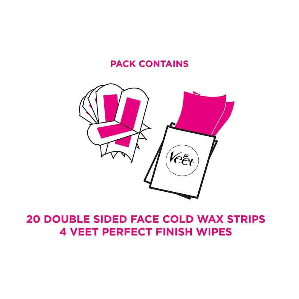 Veet Wax Strips Natural Inspirations For All Skin Types 20 Pack | Inish ...