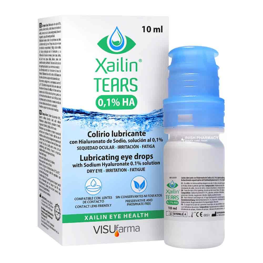 Xailin Tears Eye Drops 10ml | Inish Pharmacy | Ireland