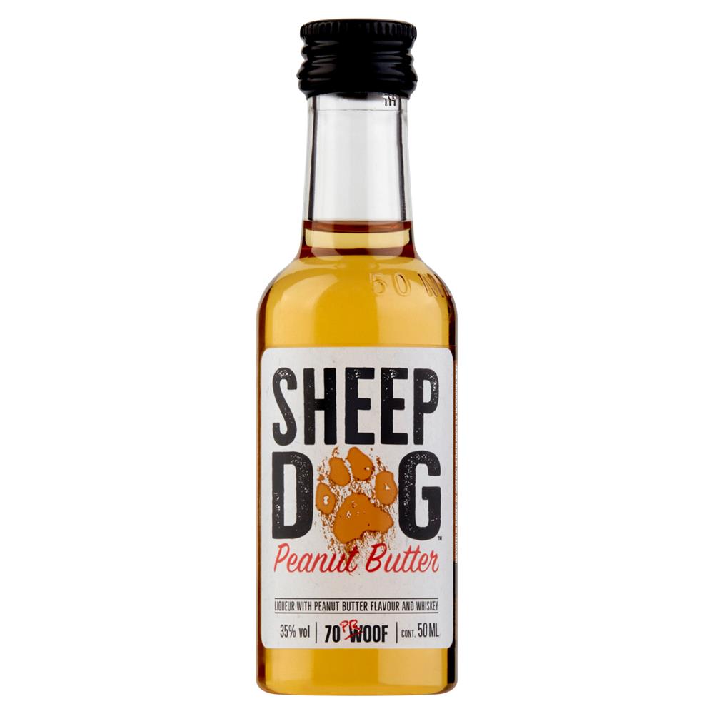Sheep Dog Liqueur with Peanut Butter Flavour and Whiskey 50ml | Buy now ...
