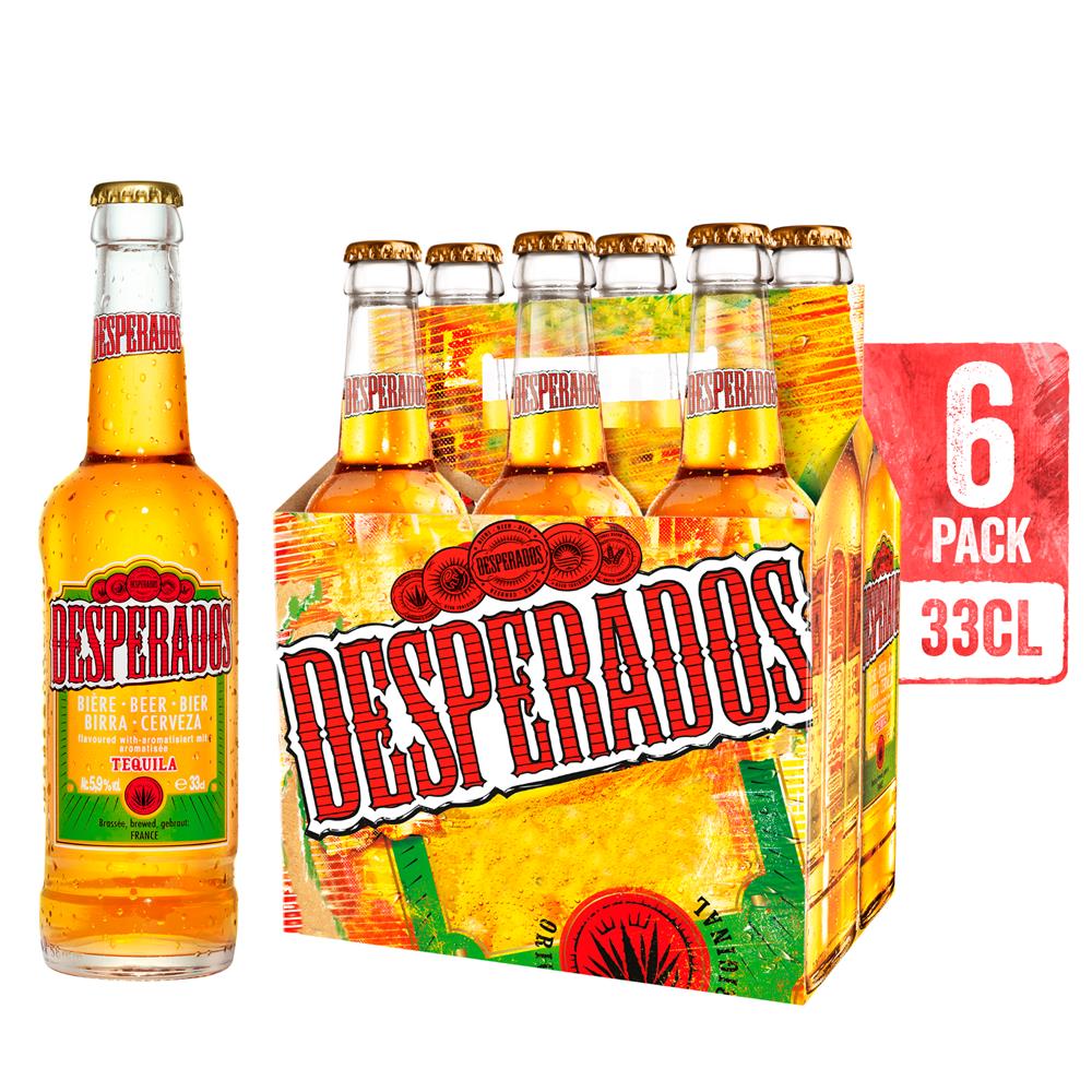 Desperados Tequila Beer 6 x 330ml Bottles | Buy now at Carry Out Off ...