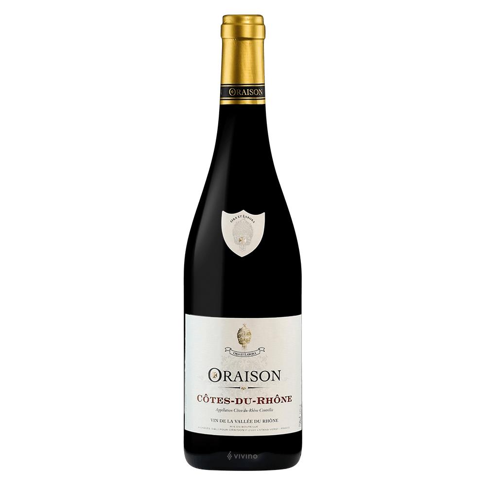 Oraison Côtes du Rhône 750ml Bottle | Buy now at Carry Out Off Licence