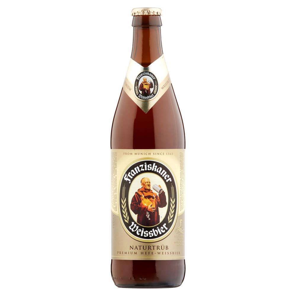 Franziskaner Weissbier Wheat Beer 500ml Bottle | Buy now at Carry Out ...