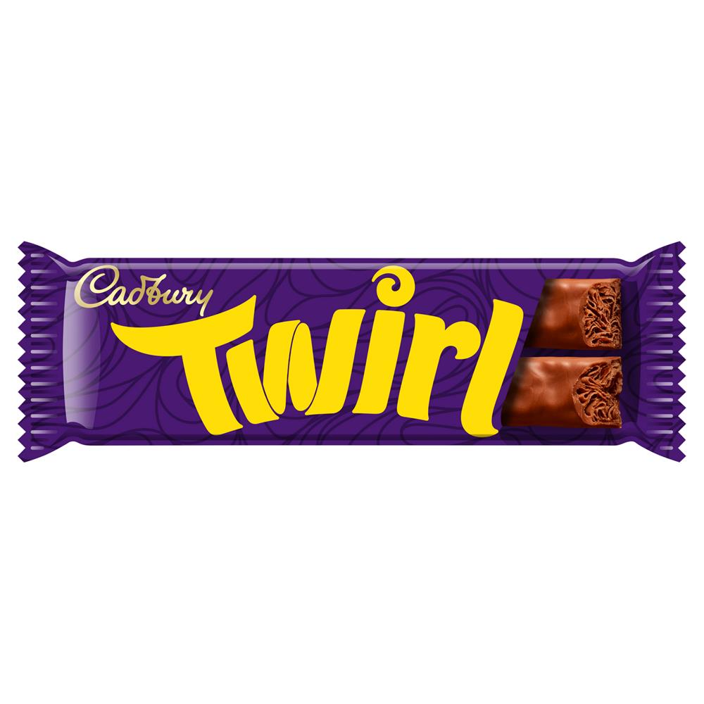 Cadbury Twirl Chocolate Bar 43g | Buy now at Carry Out Off Licence