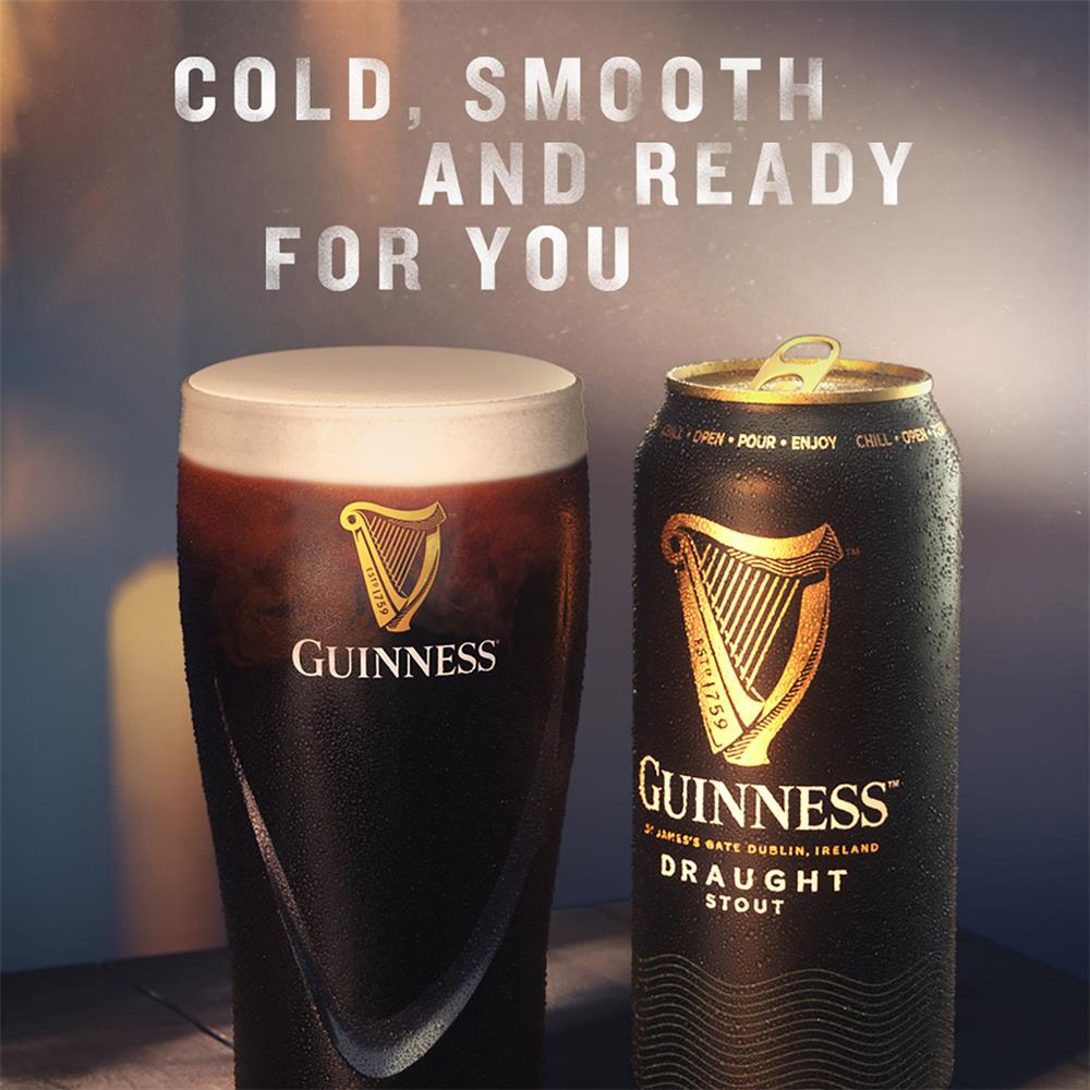 Guinness Draught Stout 8 x 500ml | 4.2% vol | Buy now at Carry Out Off ...