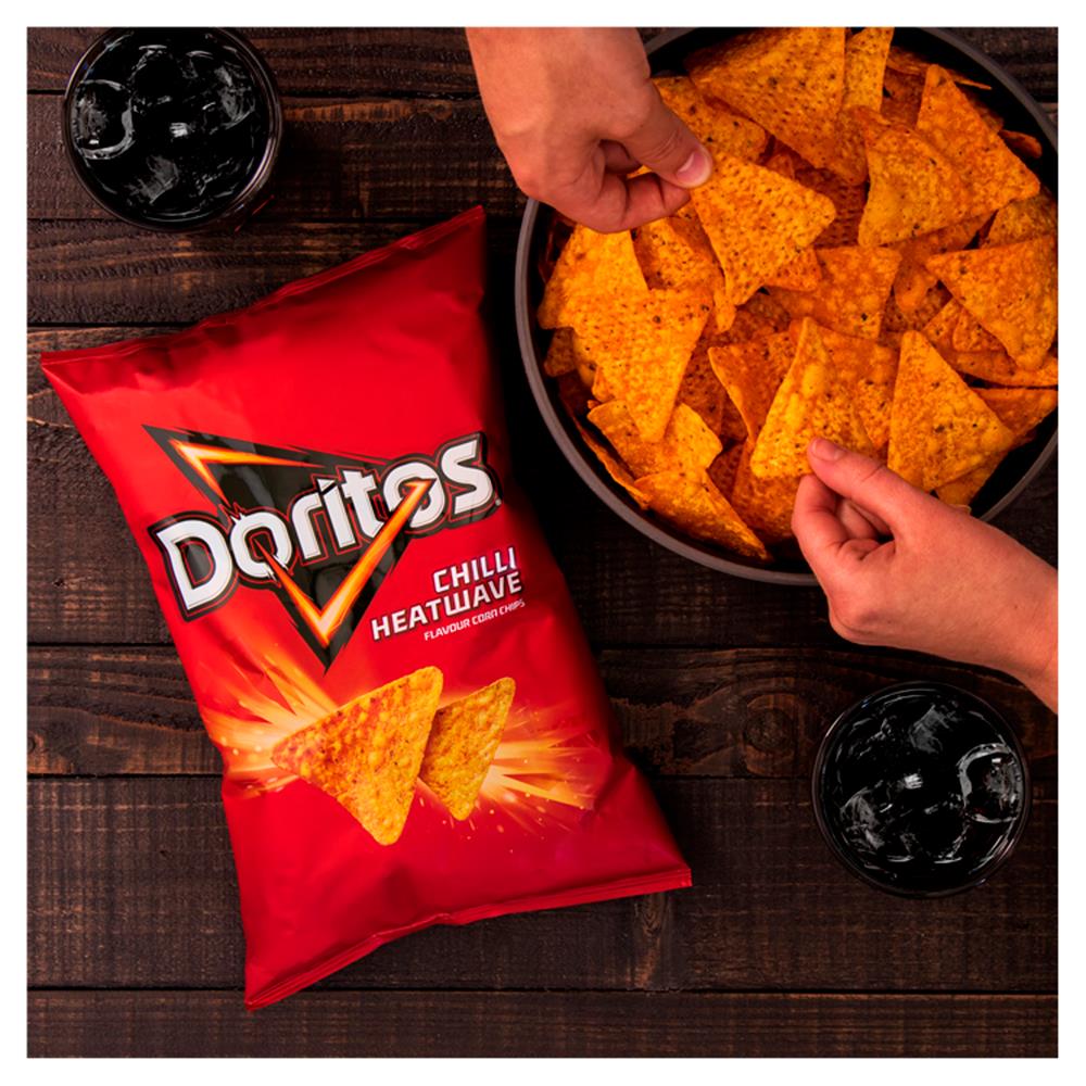 Doritos Chilli Heatwave Sharing Tortilla Chips | 150g | Buy now at Carry Out Off Licence
