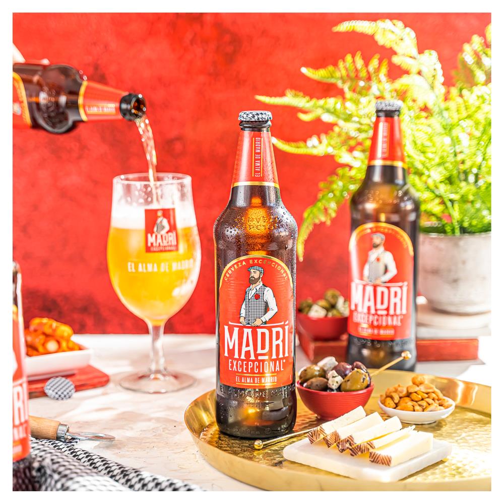 Madrí Excepcional Lager 660ml Bottle | Buy now at Carry Out Off Licence