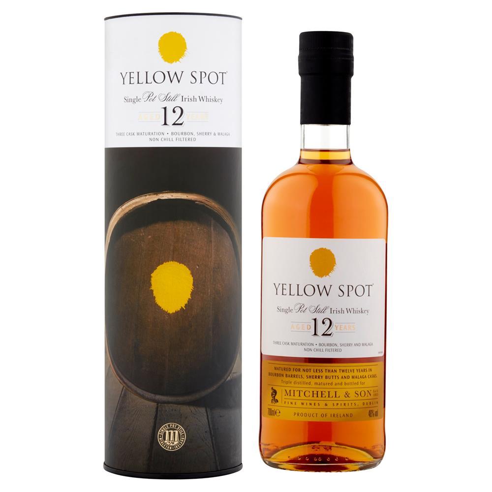 Mitchell & Son Yellow Spot 12 Year Old Single Pot Still Irish Whiskey ...