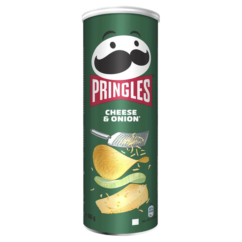 Pringles Cheese & Onion Crisps 165g Can | Buy now at Carry Out Off Licence
