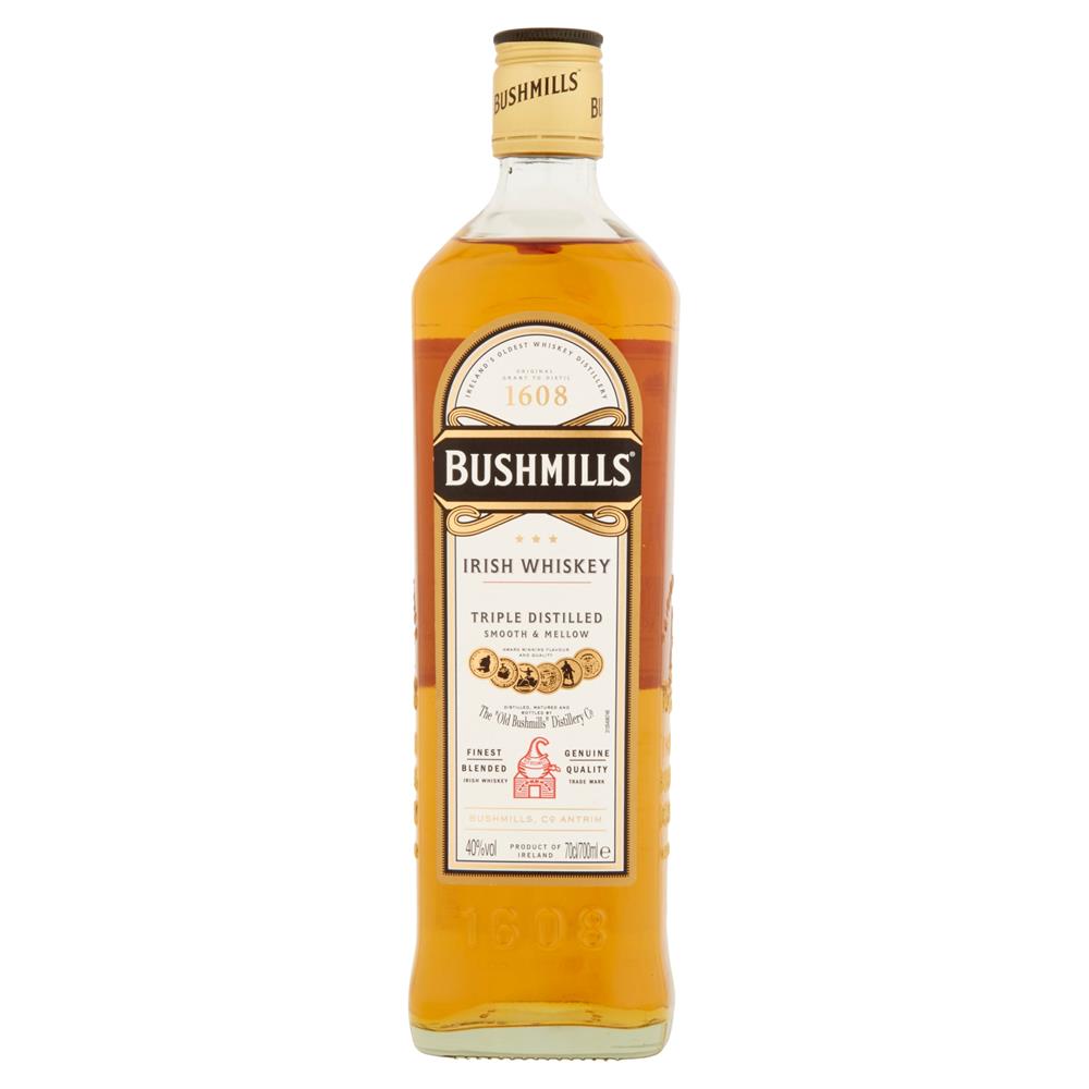 Bushmills Irish Whiskey | 700ml | 40% vol | Buy now at Carry Out Off ...