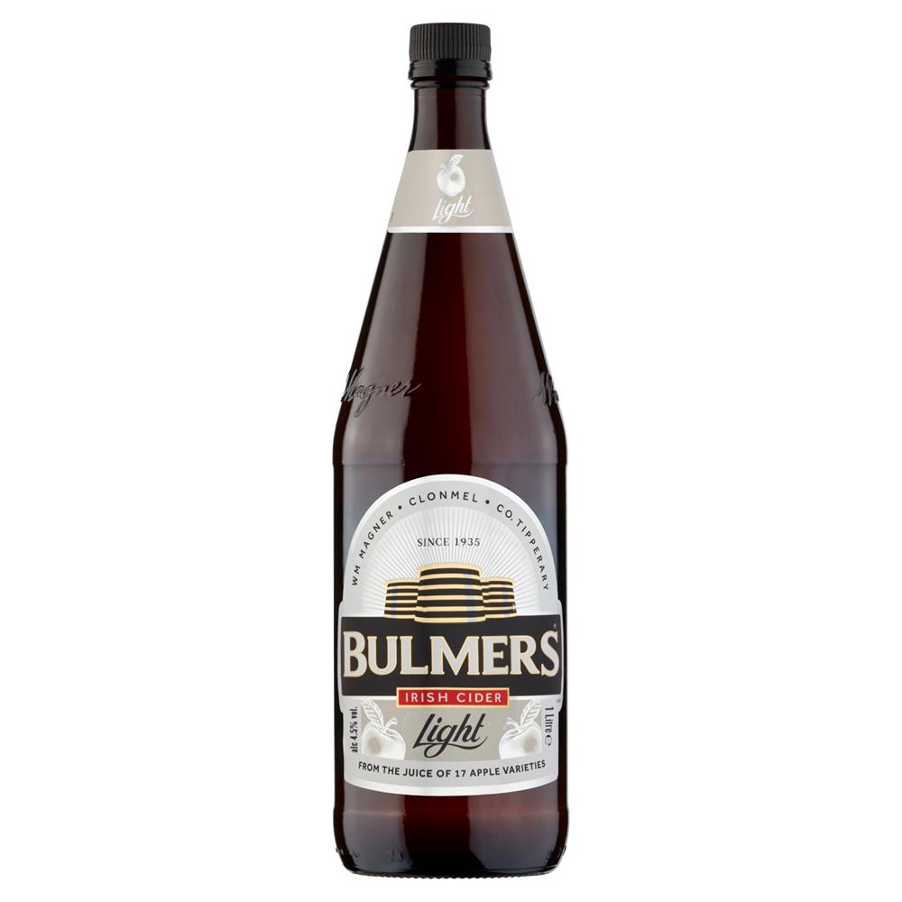 Bulmers Irish Cider Light | 1 Litre | 4.5% vol | Buy now at Carry Out ...