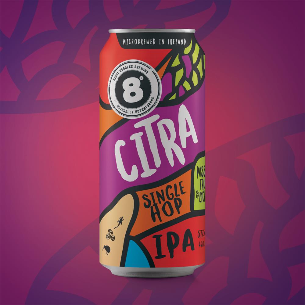 Eight Degrees Citra Single Hop IPA 440ml Can | Buy now at Carry Out Off ...