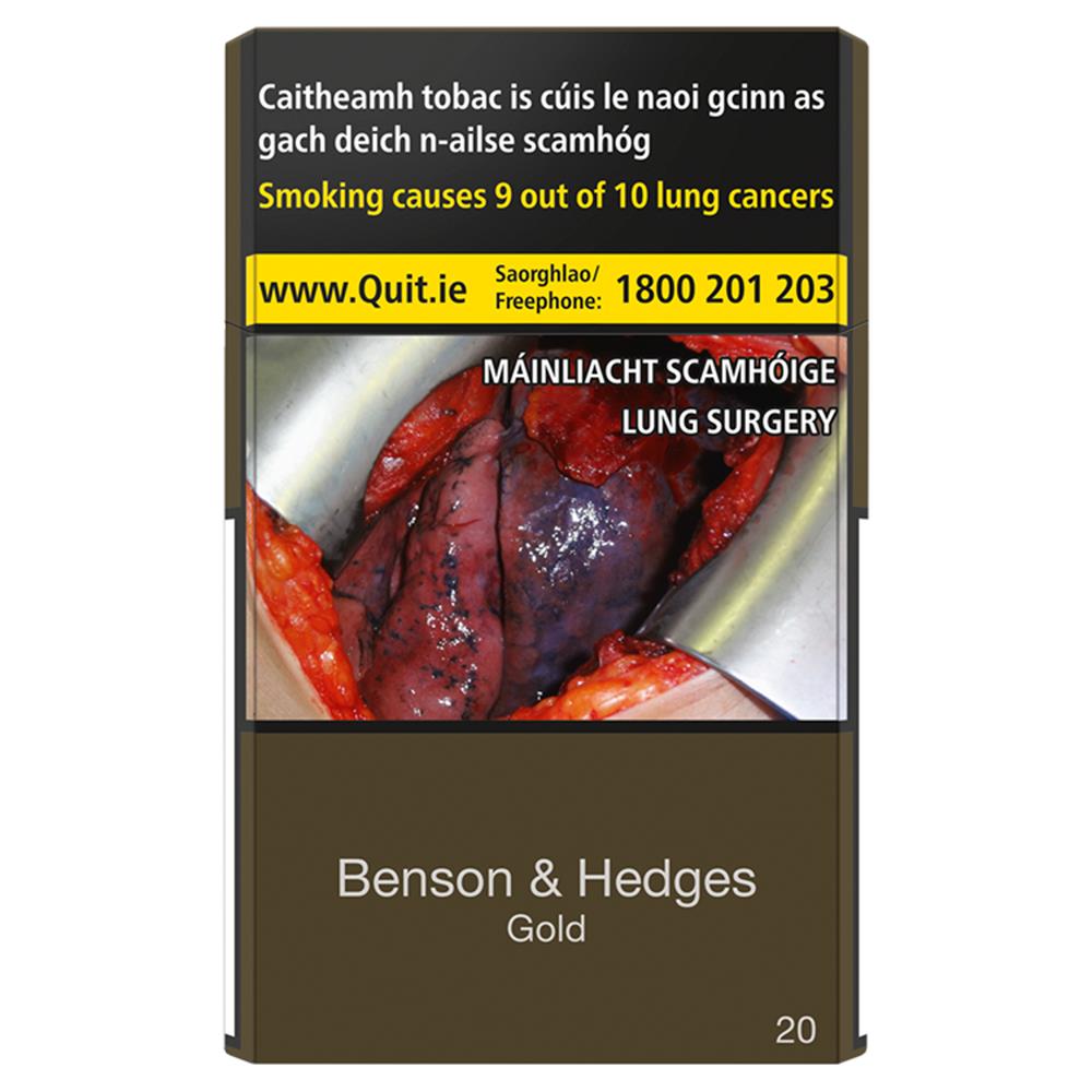 Benson & Hedges Gold 20 Cigarettes | Buy now at Carry Out Off Licence