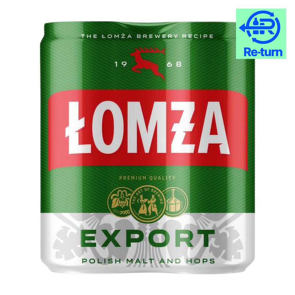 Lomza Export Premium Quality 4 x 440ml Cans | 5.7% vol | Buy now at Carry Out Off Licence