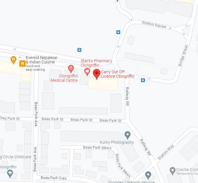 Where is my nearest Carry Out Off Licence?