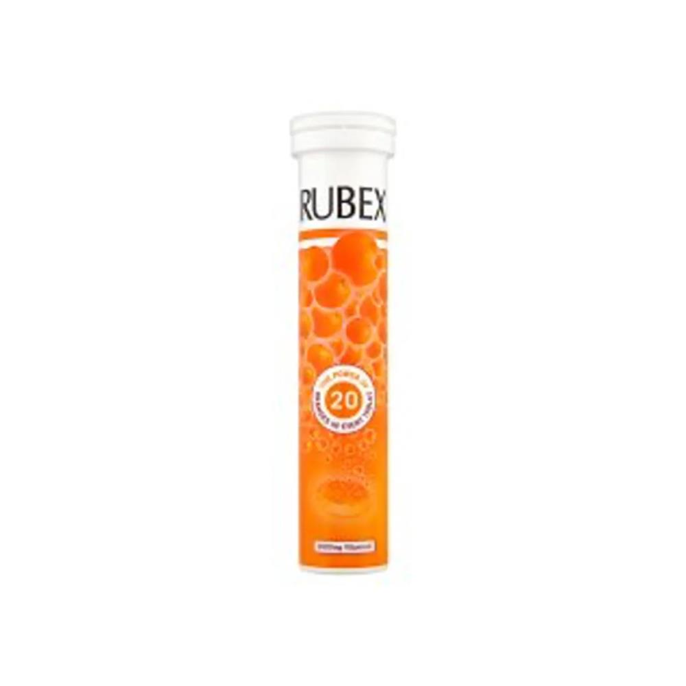 Rubex Vitamin C1000 Effervescent 20'S | Always There Pharmacy | Carlow | Co. Carlow |Ireland