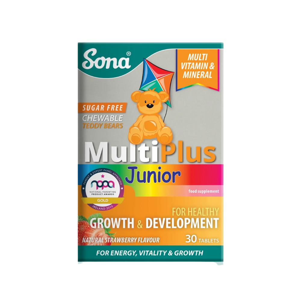 Sona Multiplus Junior 30 Tablets | Always There Pharmacy | Carlow | Co ...