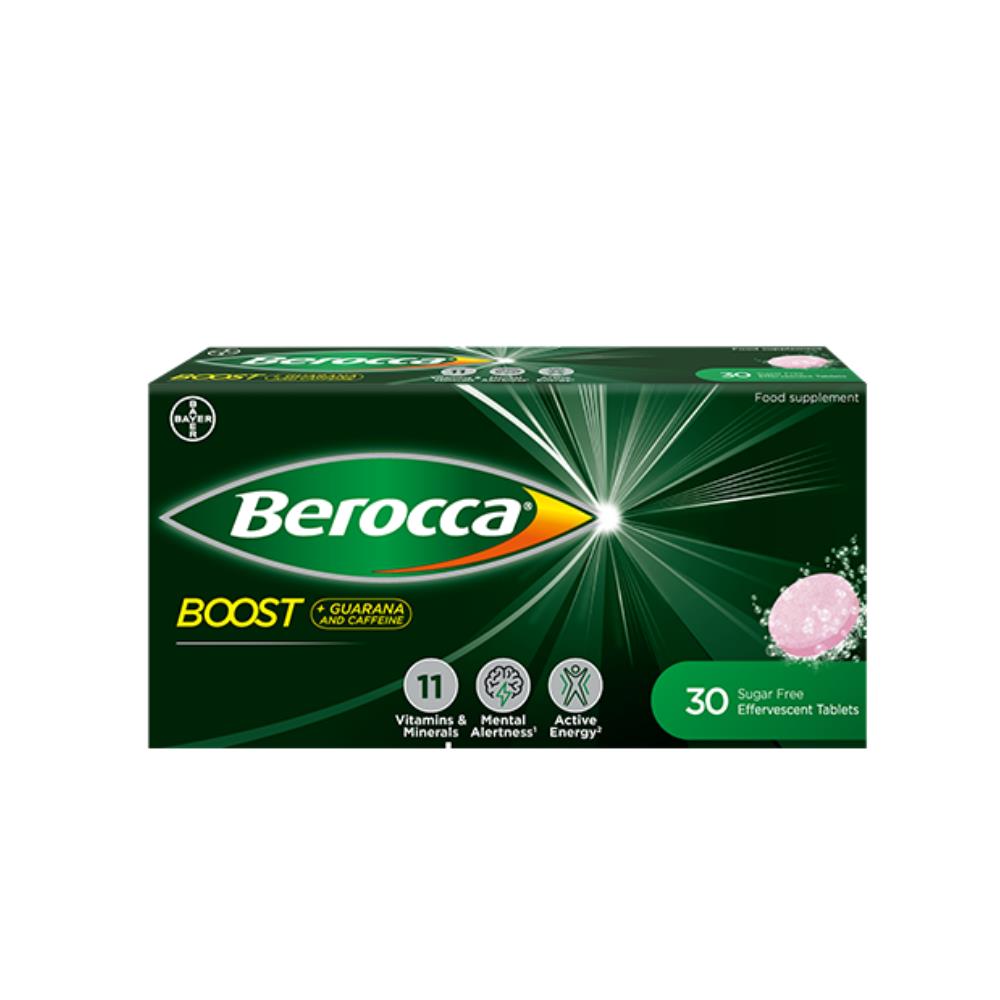 Berocca Boost Effervescent Tablets 30 Tablets | Always There Pharmacy ...