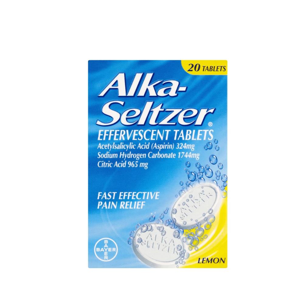 Alka Seltzer Effervescent Tablets 20 | Always There Pharmacy | Carlow ...