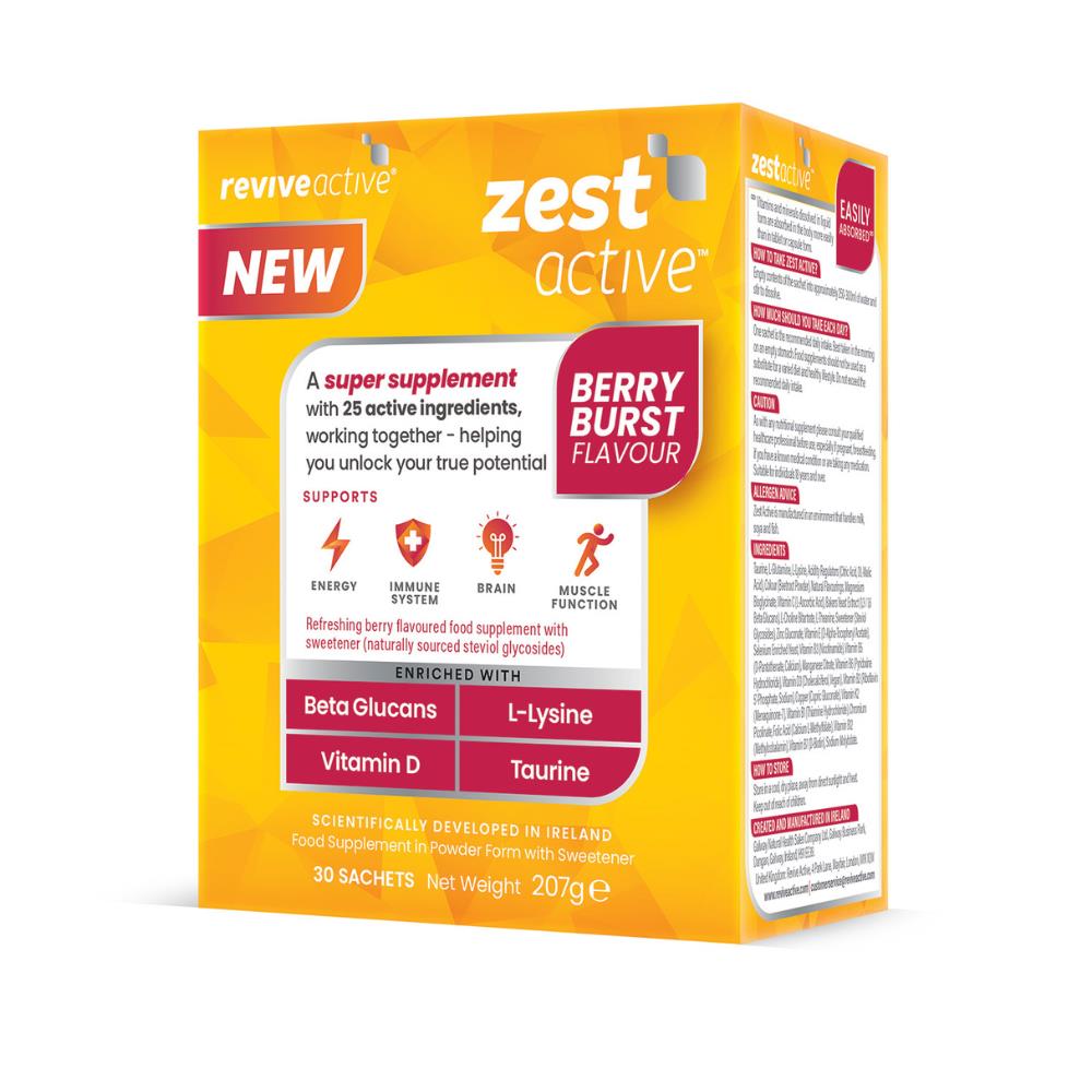 Revive Active Zest Berry Burst 30 Sachets | Always There Pharmacy ...