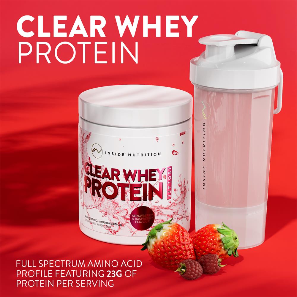 Inside Nutrition Clear Whey Isolate Protein Powder 500g – Strawberry ...
