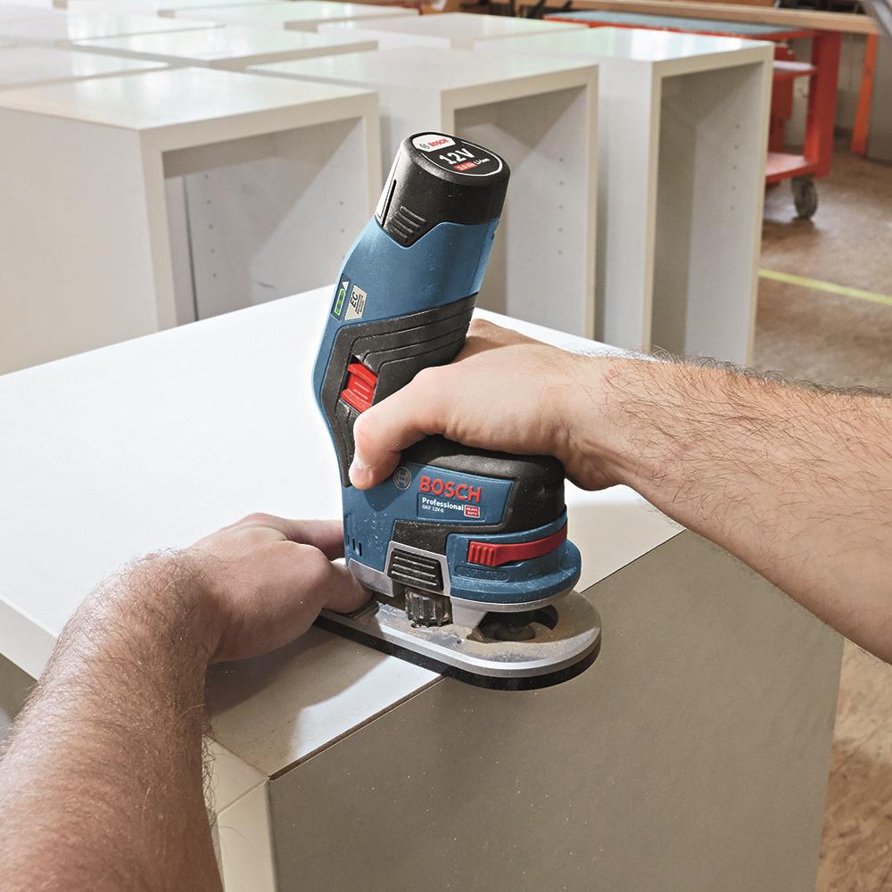 Bosch GKF - 12V-8 Professional Brushless Router - 2x3.0 Ah Batteries ...
