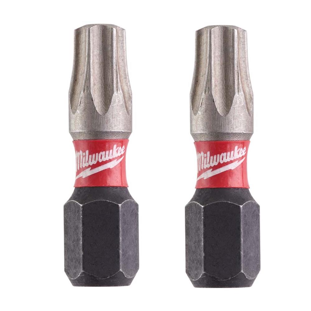 Milwaukee SHOCKWAVE™ Impact Duty Screwdriving Bits - TX50-TX40-TX30 ...