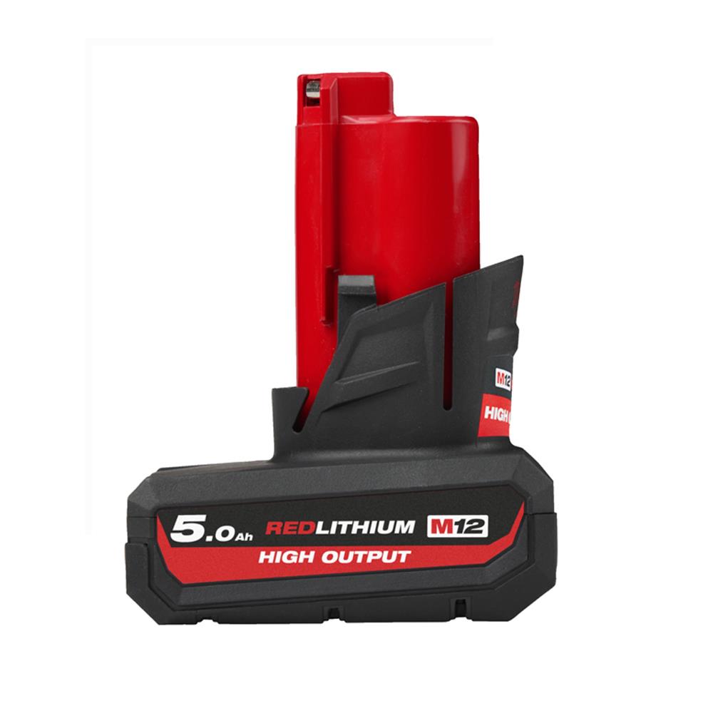 Milwaukee M12 HB5 - M12 5.0 - High Output 5.0ah Battery - | Powertool ...
