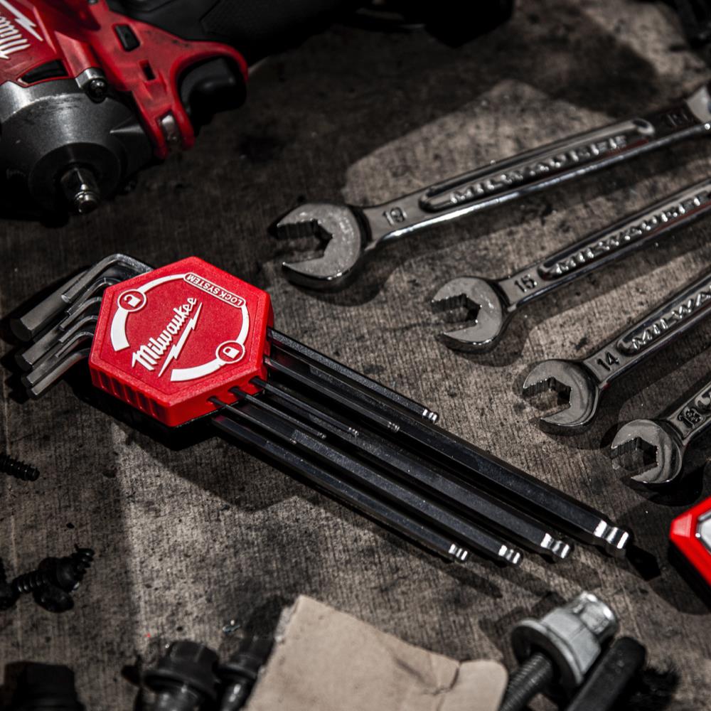 Milwaukee Compact Hex Key - 9pc Set - 4932492399 | Powertool.ie | Ireland