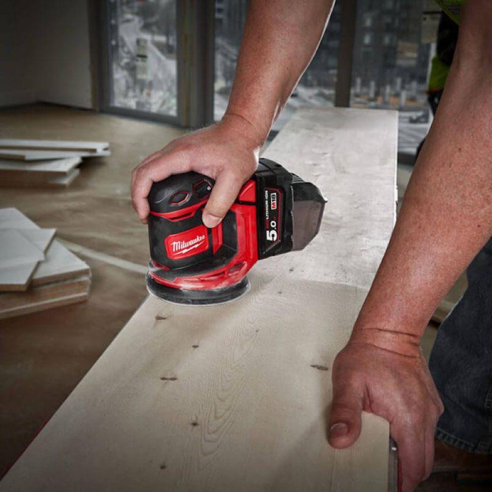 Milwaukee 18 Volt Random Orbit Sander - Body Only - M18BOS125-0 ...