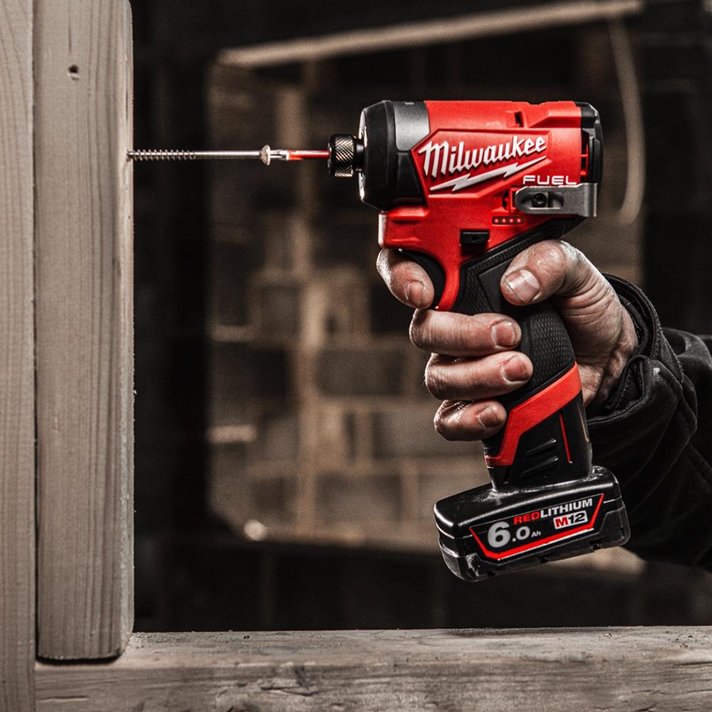 Milwaukee M12FID2-0 - M12 F Sub Compact ¼? Impact Driver - 4933479876 ...