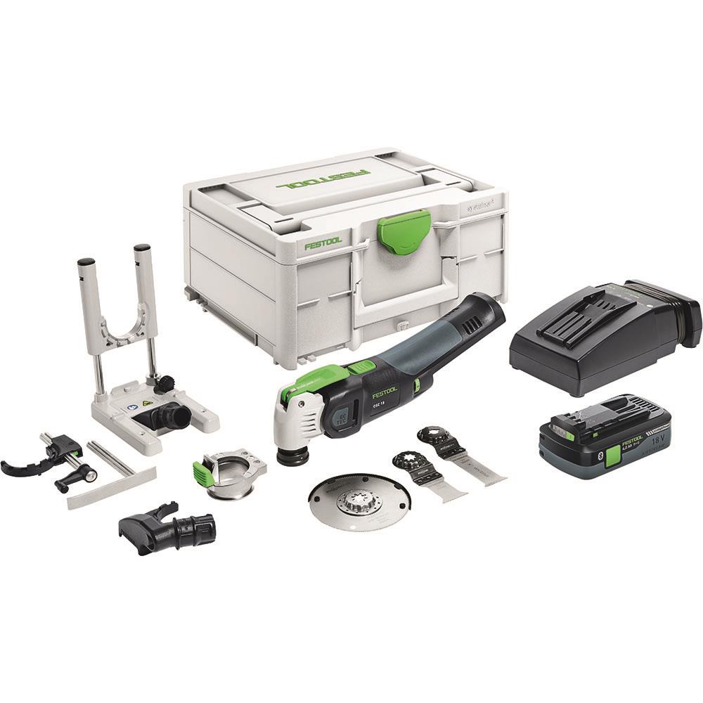 Festool OSC Cordless Oscillator 18 HPC 4,0 EI-Set VECTURO - 576594 ...