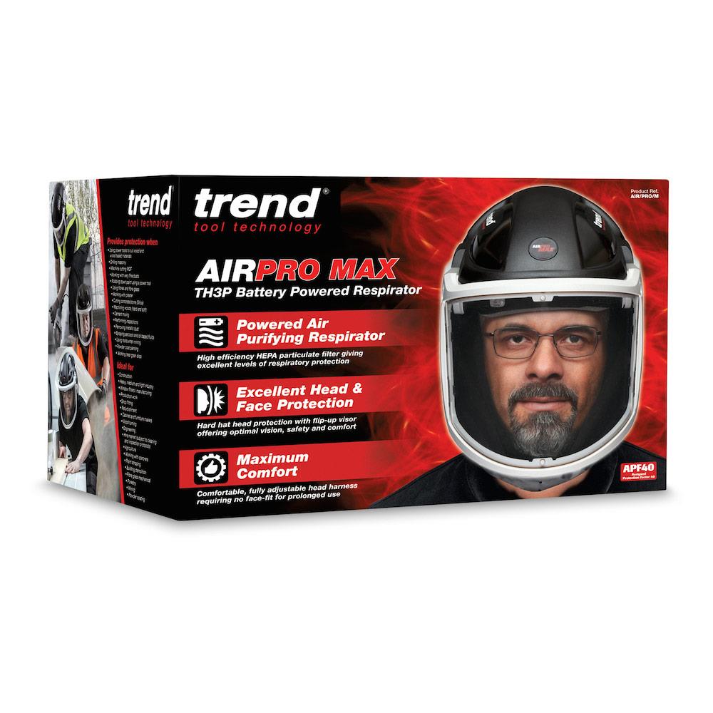 Trend Air Pro Max APF40 Powered Respirator AIR/PRO/M | Powertool.ie ...