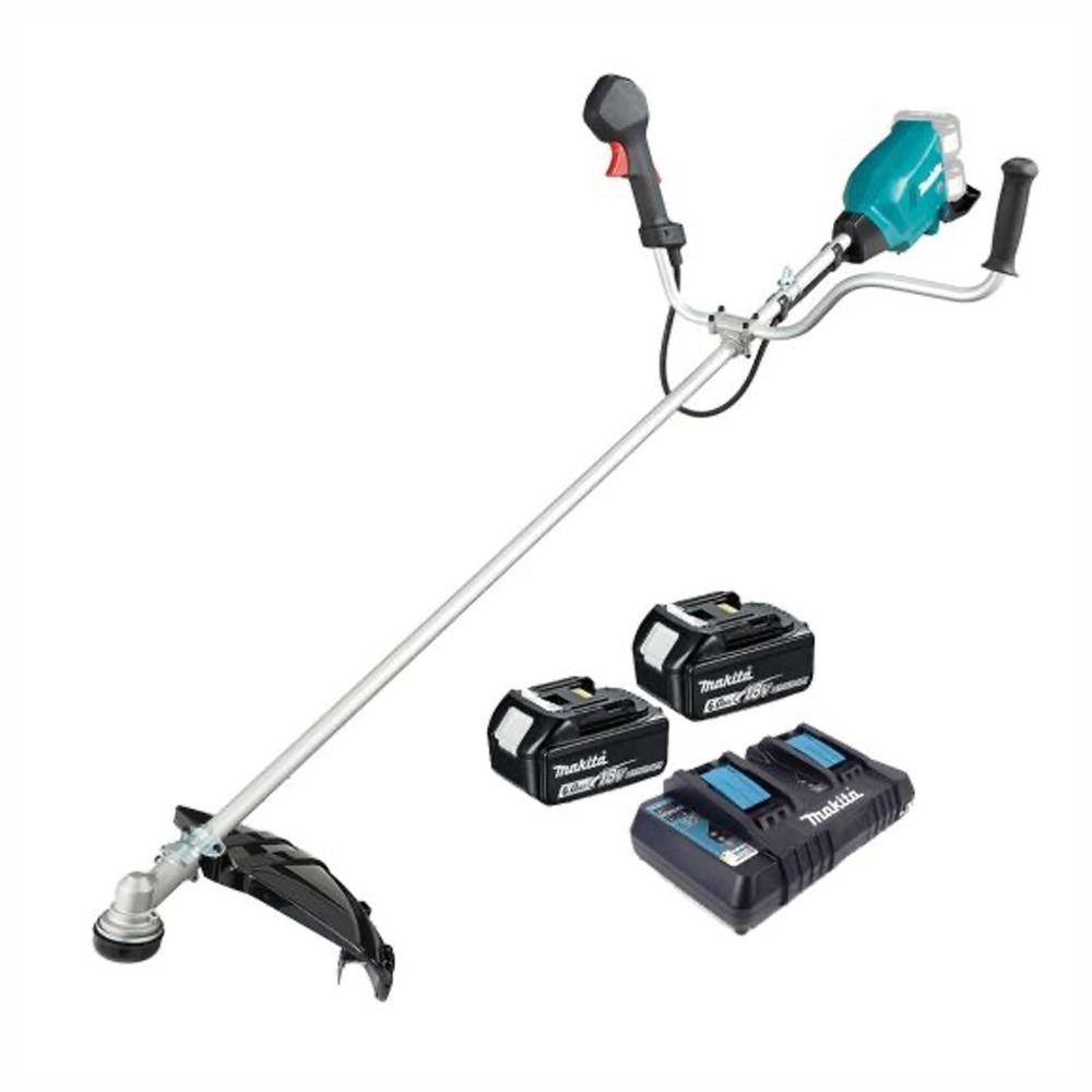 Makita DUR369APG2 - 18v Battery Brush Cutter - 2x18v 5ah Batteries ...