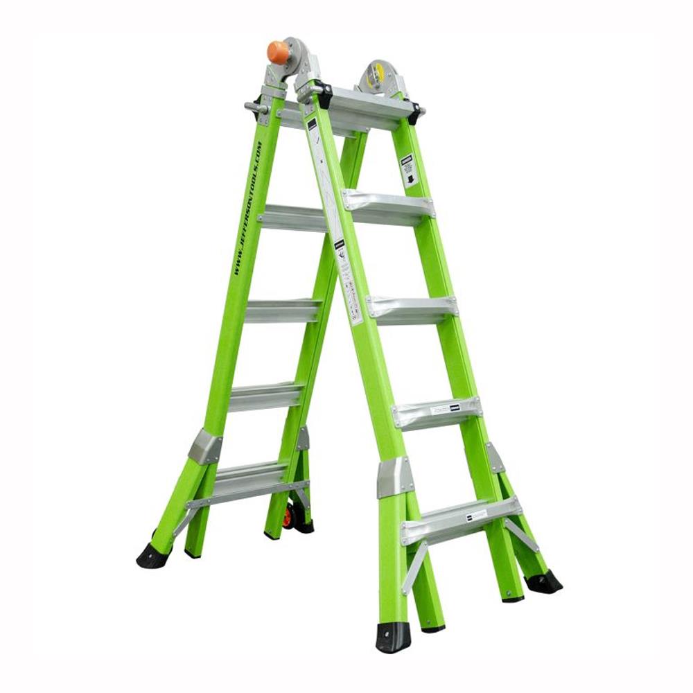 Jefferson FG5 - Fibreglass Multi-Purpose 5 Tread Ladder - JEFLADMPFG-05 ...