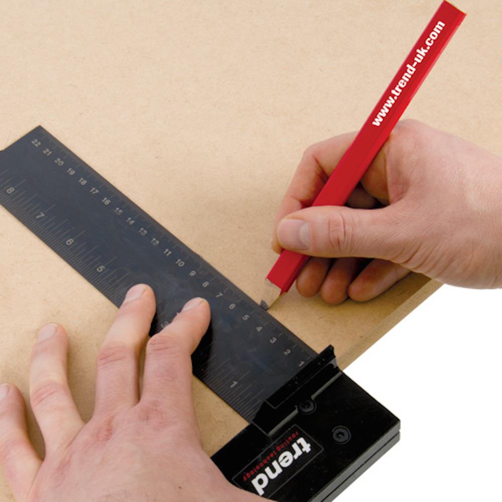 Trend Carpenters pencils red medium 3 pack - PENCIL/CR/3 | Powertool.ie ...