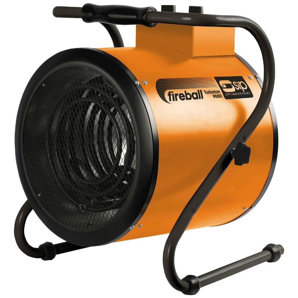 3 phase 400v FIREBALL Turbofan 9000 Electric Fan Heater 09293 | Air Impact