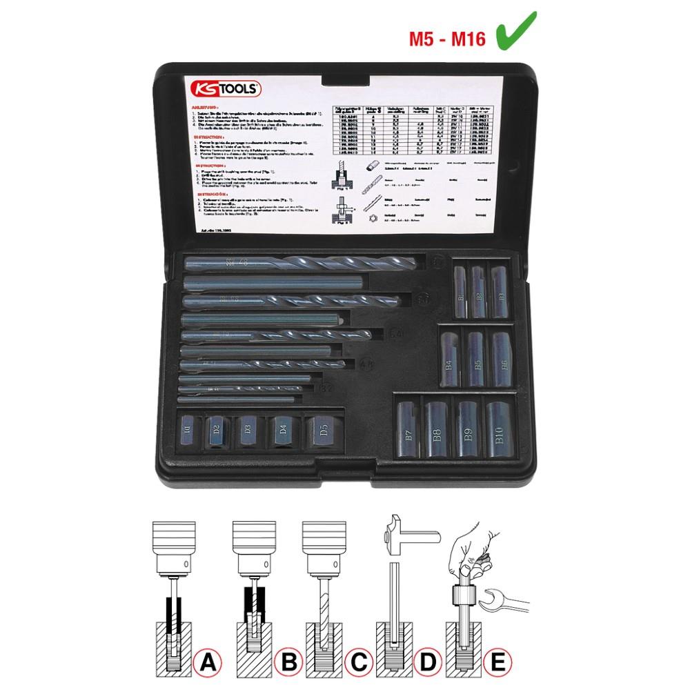 25 Piece Stud Extractor Set 150.1305 | Air Impact