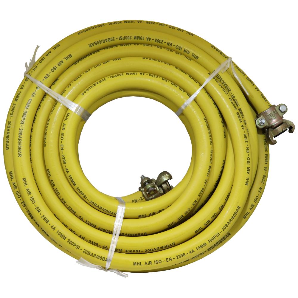 Compressor Hose 3/4" with Claw Couplings 15M34YEL | Air Impact